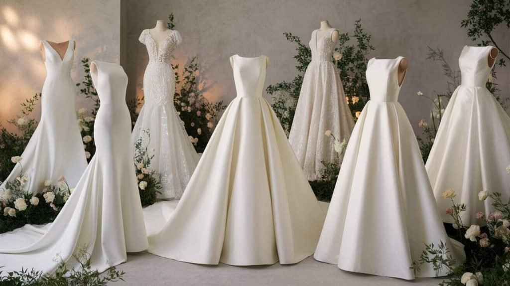 10 Simple Wedding Dresses for the Minimalist Bride