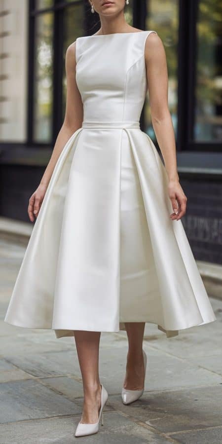 10 Simple Wedding Dresses for the Minimalist Bride