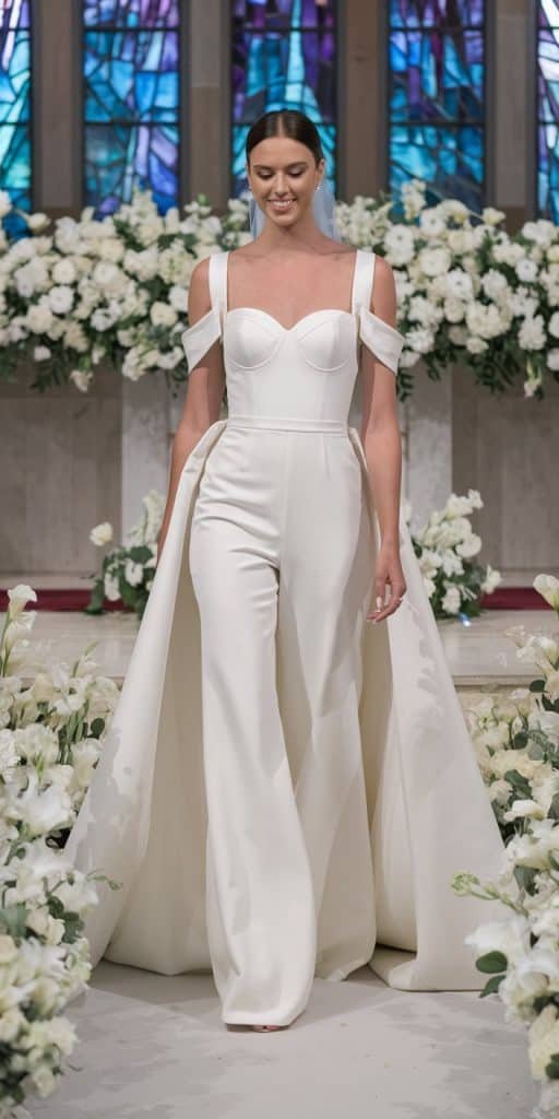 10 Stunning Jumpsuit Wedding Dresses You Need to See