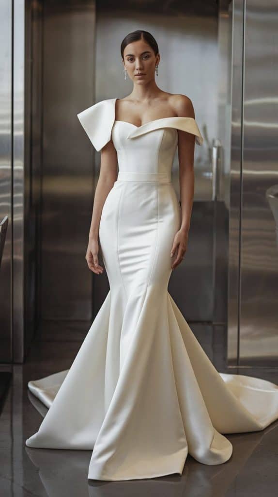 12 Gorgeous Satin Wedding Dresses to Watch in 2025