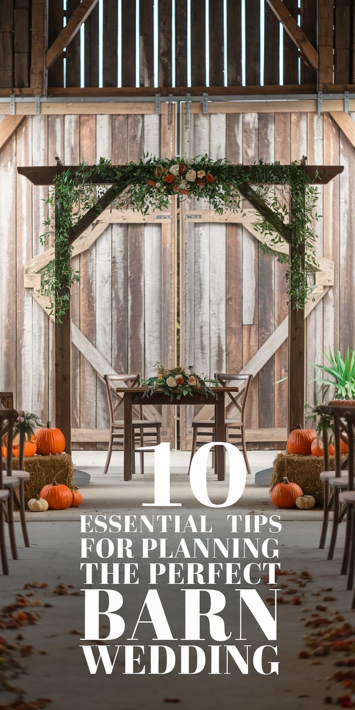 10 Essential Tips for Planning the Perfect Barn Wedding