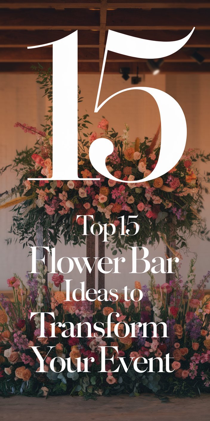 Flower Bars – Your Ultimate Guide to Crafting Beautiful, Memorable Events