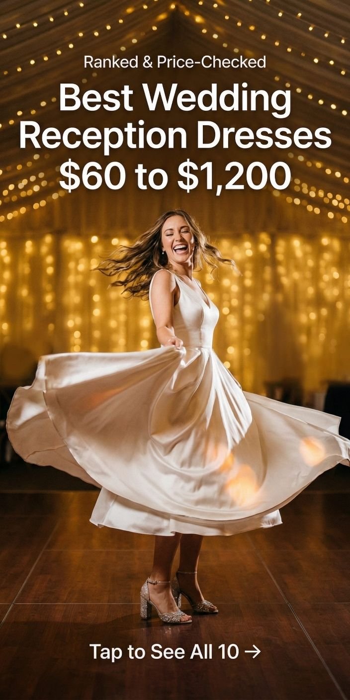10 Stunning Wedding Reception Dresses for Your Second Look